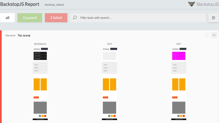 backstopjsの設定方法を解説！【リファクタリング作業効率化】 – ブログの設置